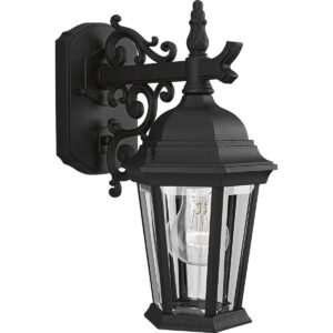 progress lighting p5682-31 welbourne outdoor, 6-1/2-inch width x 13-1/4-inch height, black