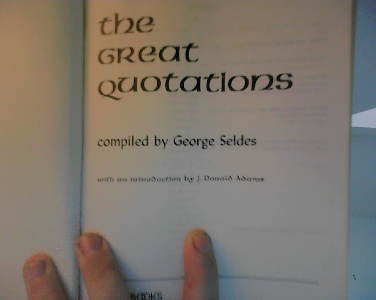 The great quotations