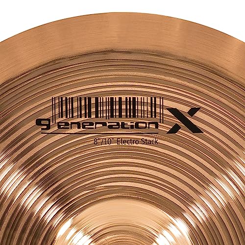 Meinl Cymbals GX-8/10ES Generation-X 8" and 10" Electro Stack Cymbal Pair (VIDEO)