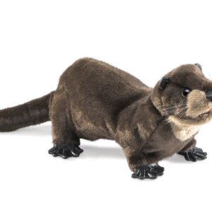 Folkmanis River Otter Hand Puppet, Brown, 1 EA