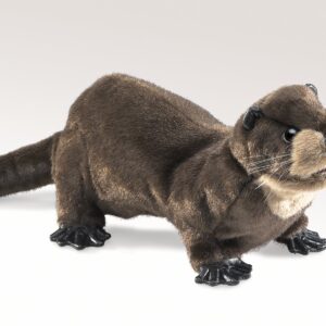 Folkmanis River Otter Hand Puppet, Brown, 1 EA