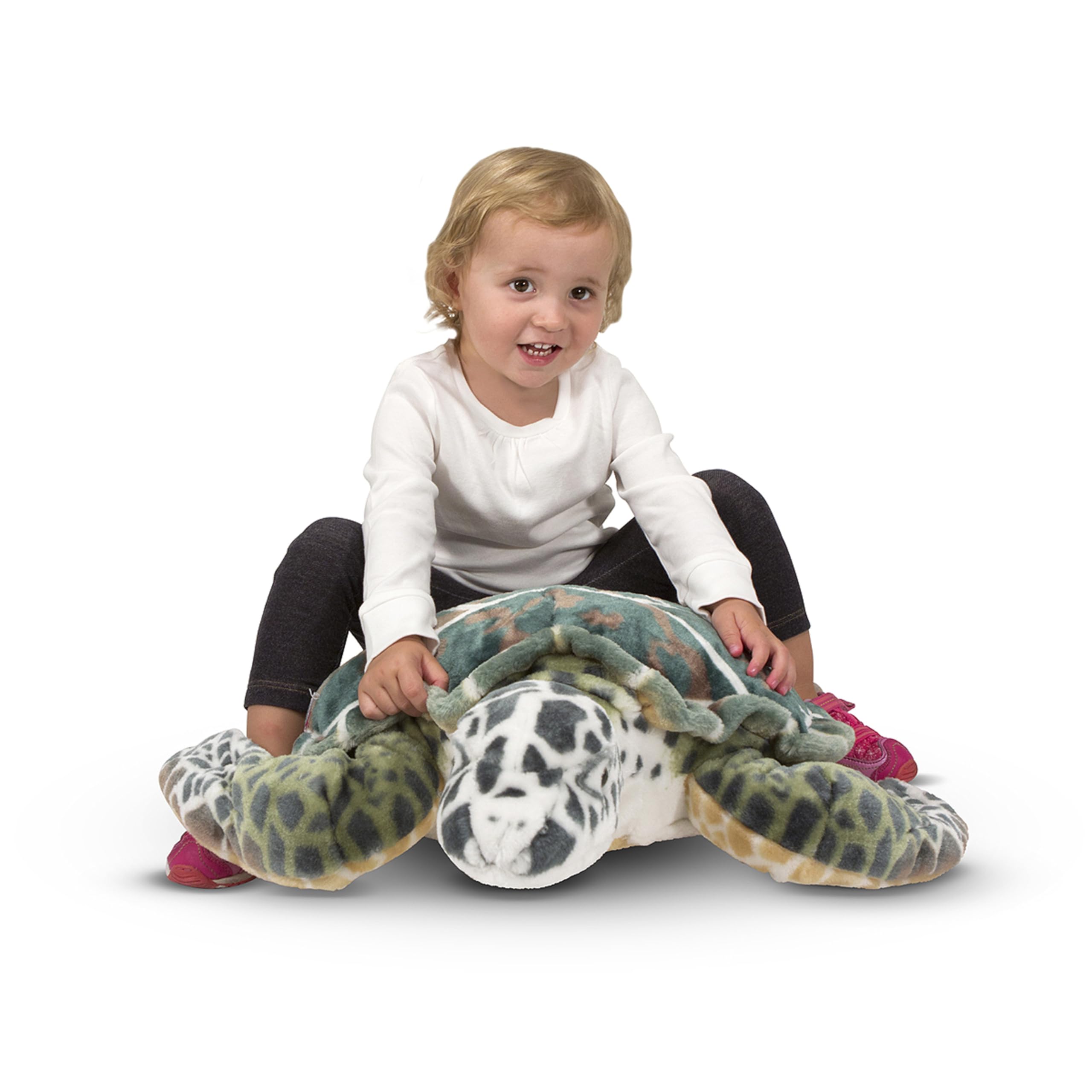 Melissa & Doug Giant Sea Turtle - Lifelike Stuffed Animal