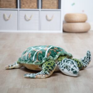 Melissa & Doug Giant Sea Turtle - Lifelike Stuffed Animal