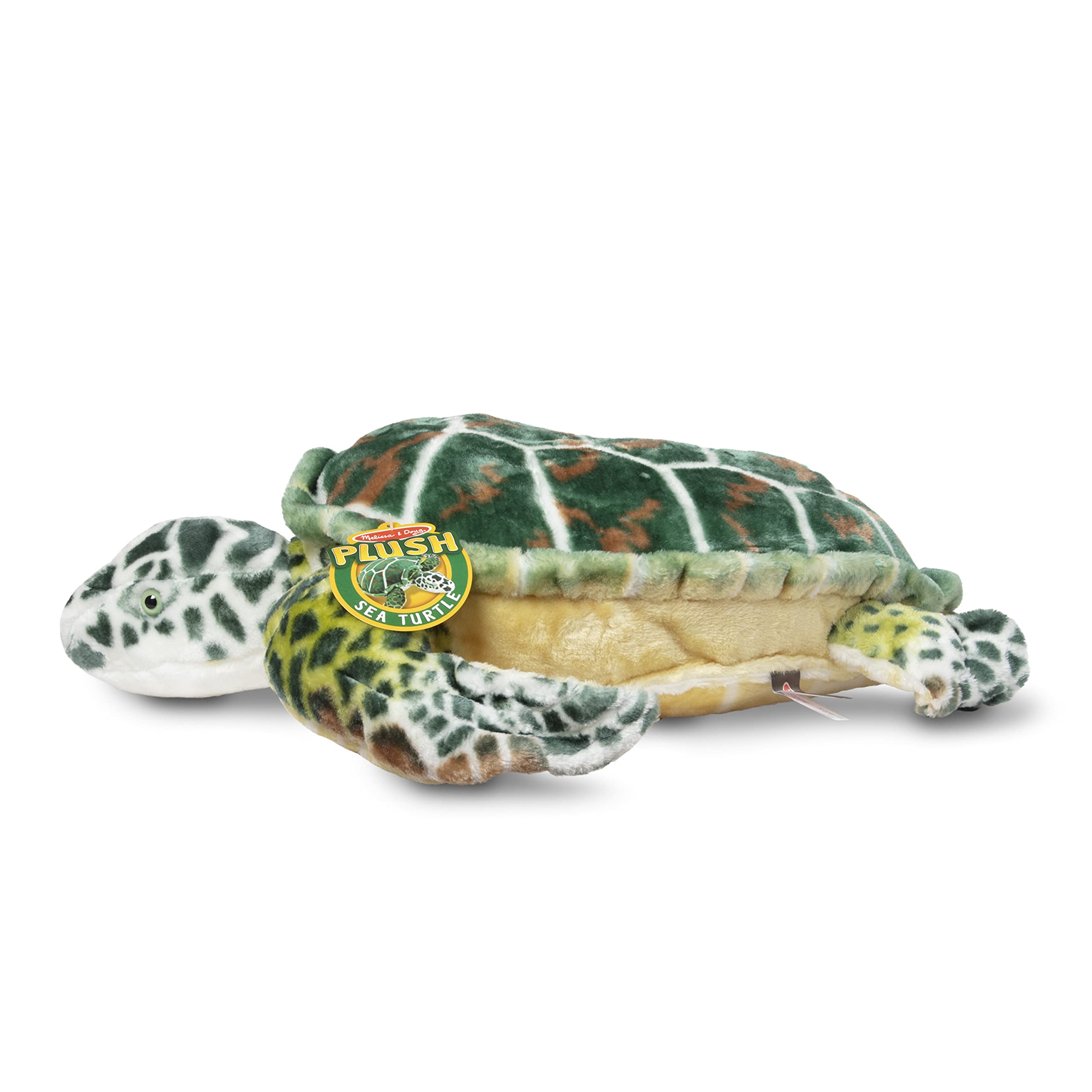 Melissa & Doug Giant Sea Turtle - Lifelike Stuffed Animal