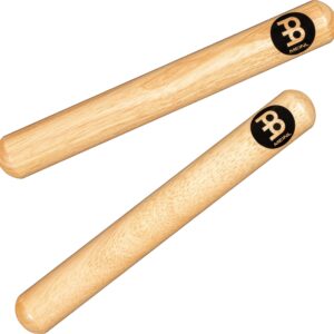 Meinl Percussion Classic Hardwood Claves Musical Instrument Sticks — NOT Made in China — for Live, Studio and Classrooms, 2-Year Warranty (CL1HW)