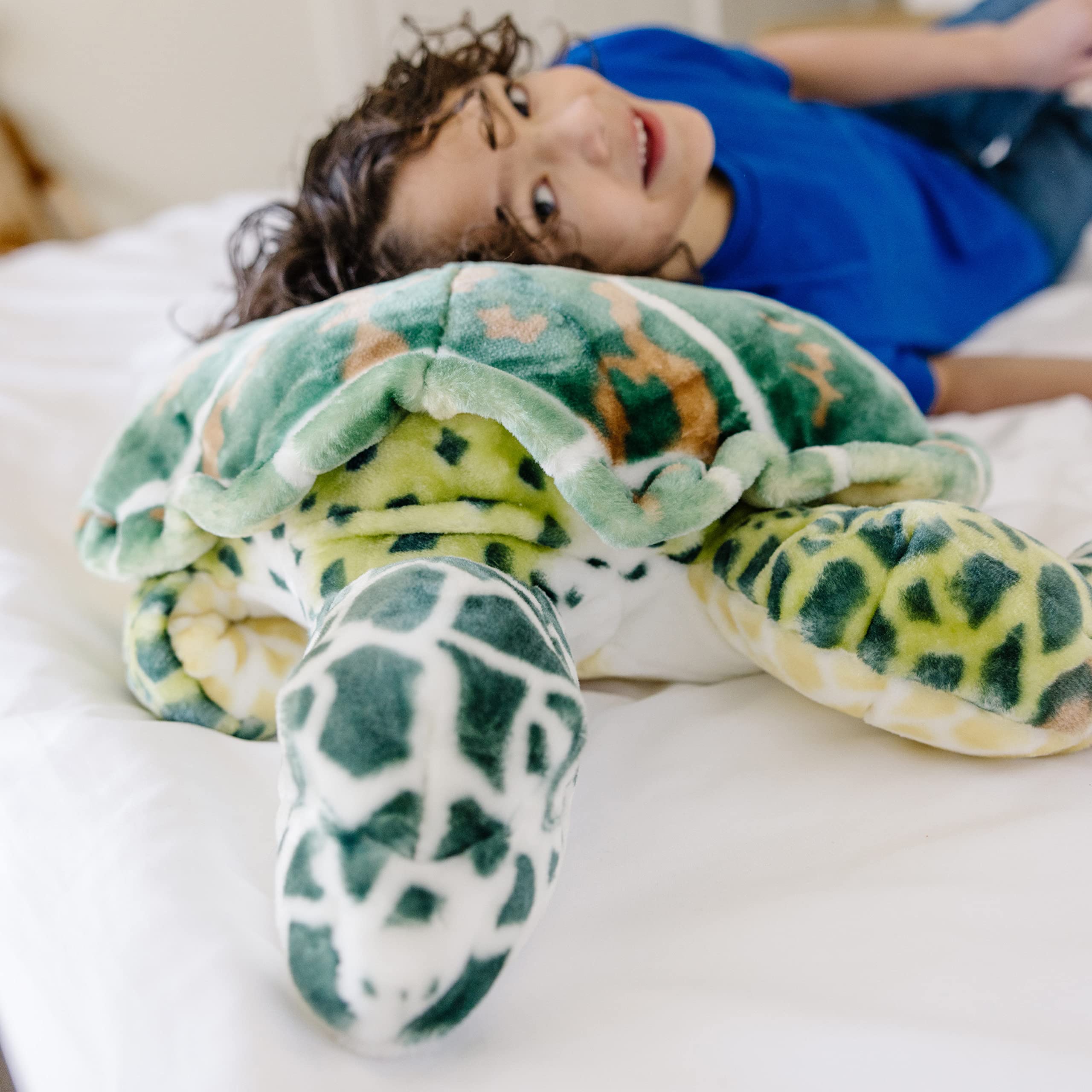 Melissa & Doug Giant Sea Turtle - Lifelike Stuffed Animal