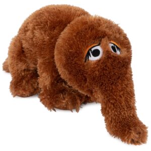 gund sesame street official mr. snuffleupagus muppet plush, premium plush toy for ages 1 & up, brown, 16”