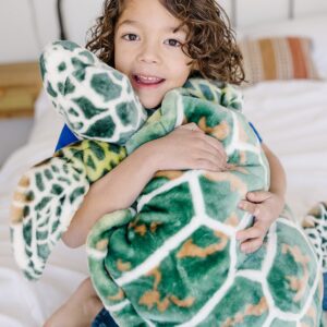 Melissa & Doug Giant Sea Turtle - Lifelike Stuffed Animal