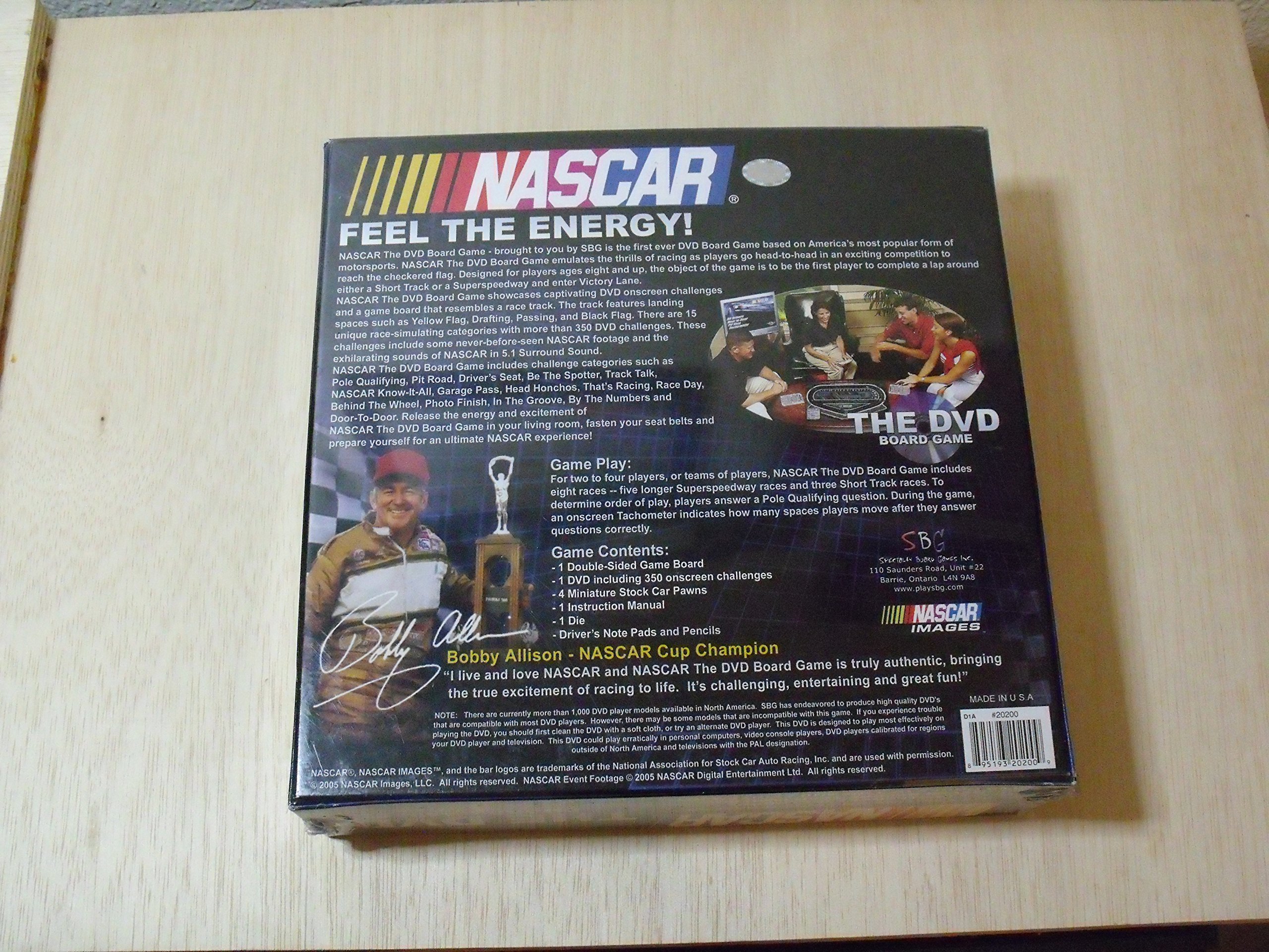 NASCAR DVD Board Game