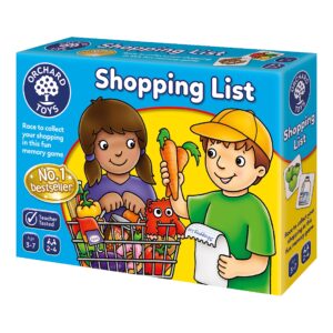 orchard toys shopping list - educational memory game - age 3-7 - perfect for home learning