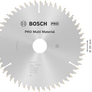 Bosch 2608640509 Multi Material Circular Saw Blade, 190mm x 2.4mm x 30mm, 54 Teeth, Silver