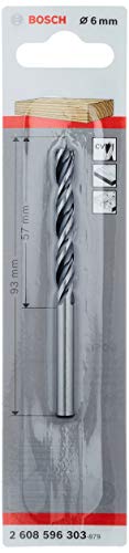 Bosch 2608596303 Wood Twist Drill Bit 6mmx57mmx3.66In