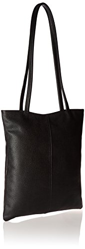 Derek Alexander Ns Shopper Bag with 2 Front Pockets, Black, One Size