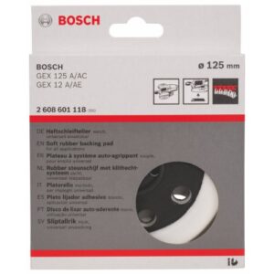 Bosch Professional 2608601118 Sanding pad Soft, 125 mm, Grey, White