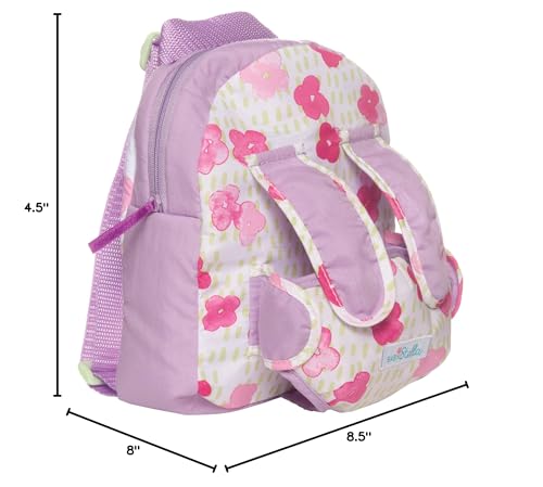 Manhattan Toy Baby Stella Baby Doll Carrier and Backpack Baby Doll Accessory for 12" and 15" Soft Dolls