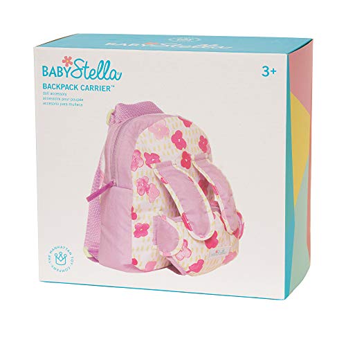 Manhattan Toy Baby Stella Baby Doll Carrier and Backpack Baby Doll Accessory for 12" and 15" Soft Dolls