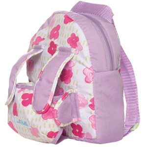 manhattan toy baby stella baby doll carrier and backpack baby doll accessory for 12" and 15" soft dolls