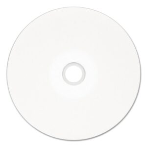 Verbatim DVD-R Blank Discs 4.7GB 16X DataLifePlus White Inkjet Printable Recordable Disc Hub Printable - 50pk Spindle 95079