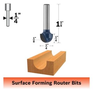 Bosch 85444M 1/8 in. x 1/4 in. Carbide Tipped Core Box Bit