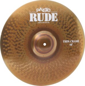 paiste rude cymbal thin crash 16-inch