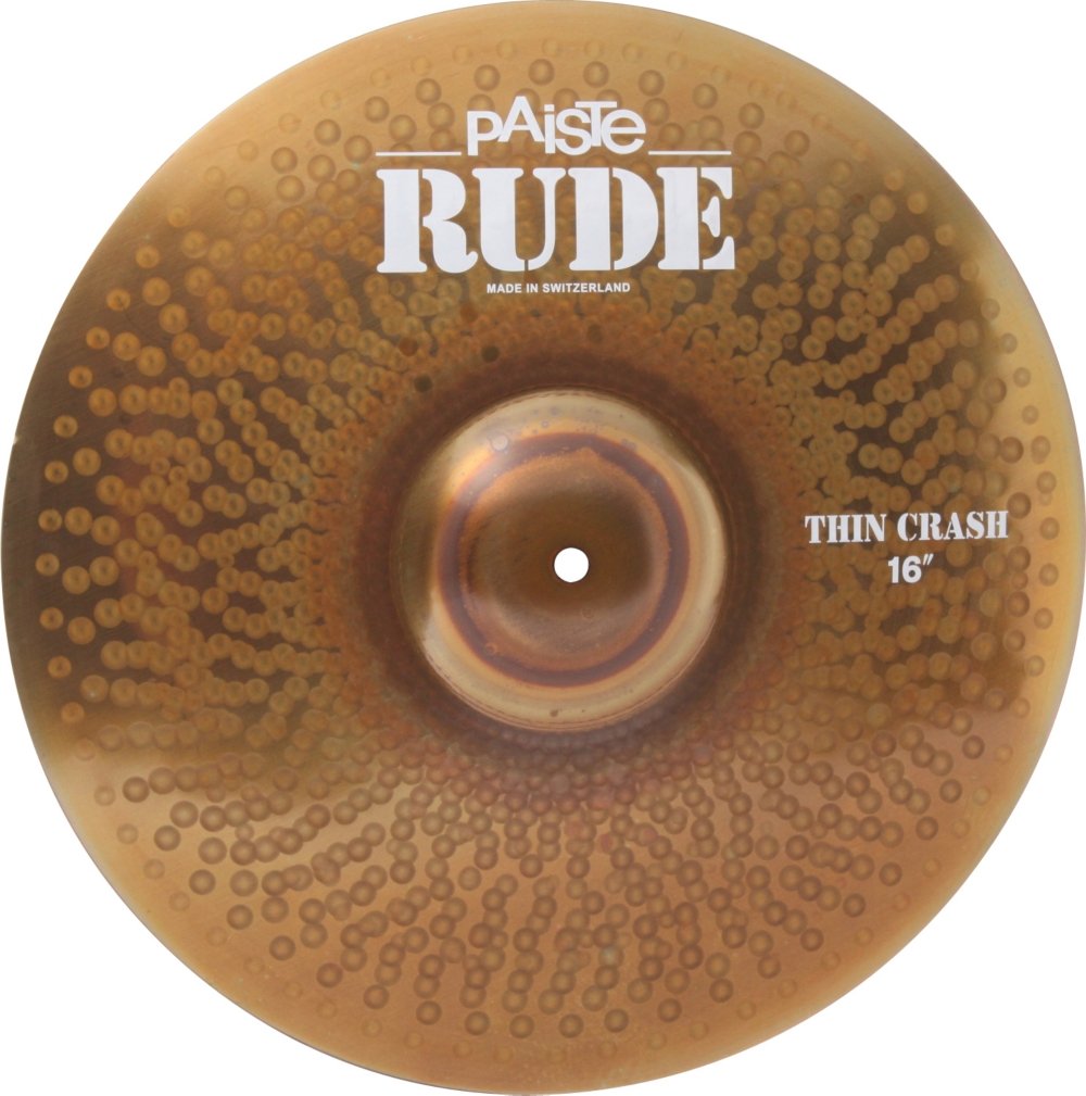 Paiste Rude Cymbal Thin Crash 16-inch