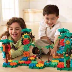 Learning Resources Gears! Gears! Gears! Movin' Monkeys Building Play Set, 103 Pieces