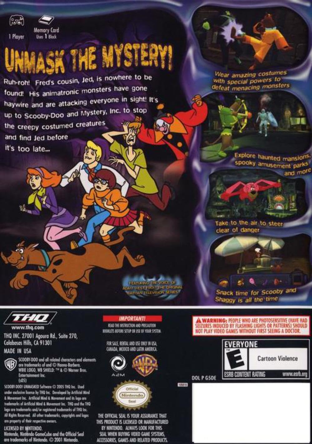 Scooby-Doo Unmasked - Gamecube