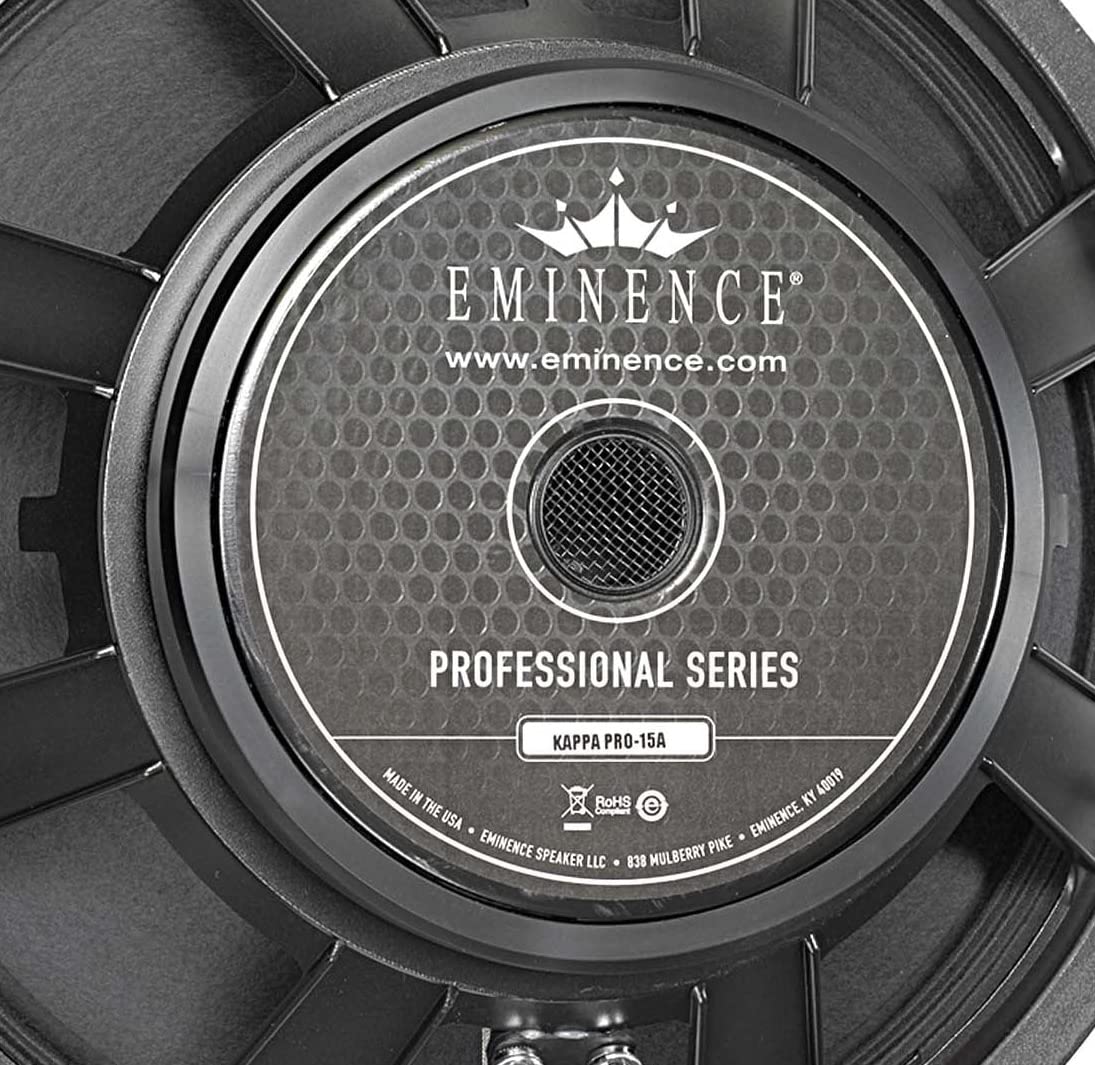 Eminence Professional Series Kappa Pro 15A 15" Pro Audio Speaker, 500 Watts at 8 Ohms