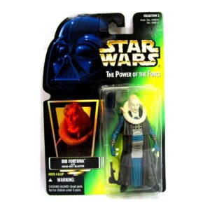 star wars return of the jedi power of the force potf2 collection 2 bib fortuna action figure [hologram card]