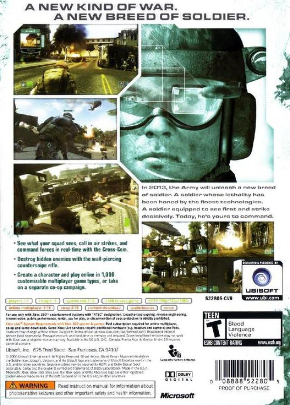 Tom Clancy's Ghost Recon Advanced Warfighter - Xbox 360