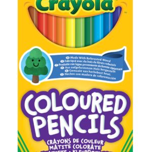 CRAYOLA Colouring Pencils - Assorted Colours (Pack of 24) | A Must-Have for All Kids Arts & Crafts Sets | Ideal for Kids Aged 3+