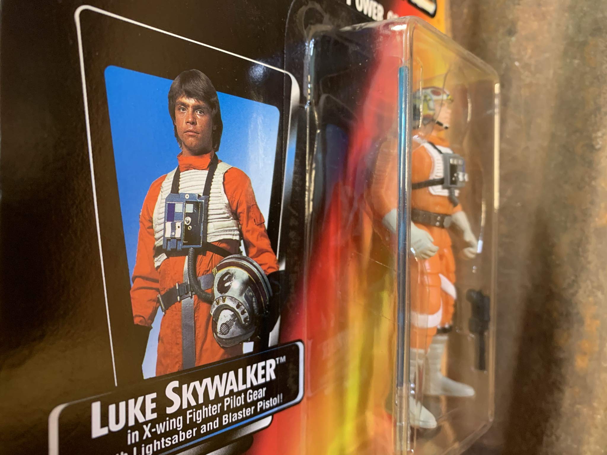 Hasbro Star Wars Power of The Force POTF2 Luke Skywalker Action Figure [X-Wing Pilot]