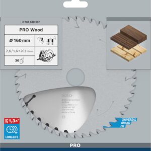 Bosch 2608640597 Circular Saw Blade"Top Precision" Opwoh 6.3inx20mm 36T