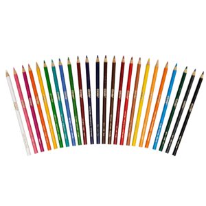 CRAYOLA Colouring Pencils - Assorted Colours (Pack of 24) | A Must-Have for All Kids Arts & Crafts Sets | Ideal for Kids Aged 3+