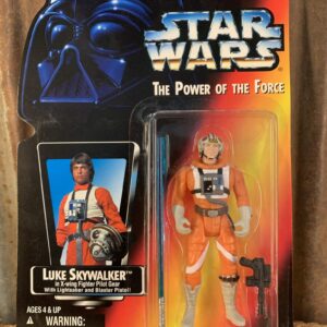 Hasbro Star Wars Power of The Force POTF2 Luke Skywalker Action Figure [X-Wing Pilot]