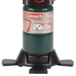 Coleman 1000 Lumens Deluxe Propane Lantern, Gas Lantern with Adjustable Brightness, Pressure Control, Carry Handle, and Mantles Included