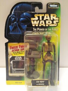 star wars ev-9d9 power of the force green card action figure