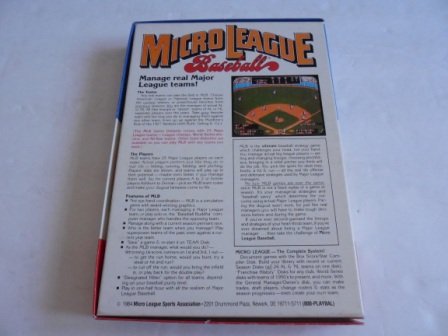 Microleague Baseball - Commodore 64