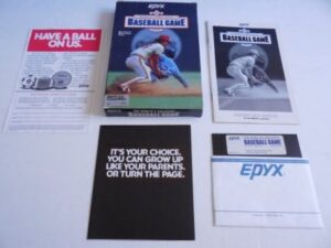 the world's greatest baseball game - commodore 64