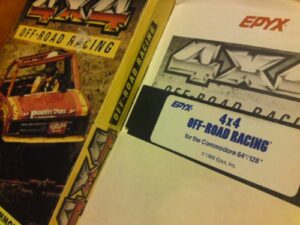 4x4 off-road racing - commodore 64