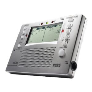 korg tm40 large display digital tuner and metronome