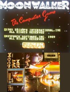 moonwalker: the computer game - commodore 64