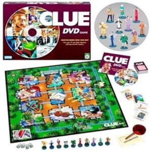 hasbro gaming clue dvd game