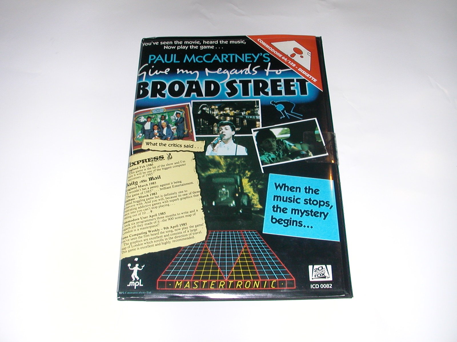 Give My Regards to Broad Street - Commodore 64