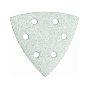 bosch sdtw060 detail triangle, hook & loop sanding sheet, white, 60 grit, 5-pack