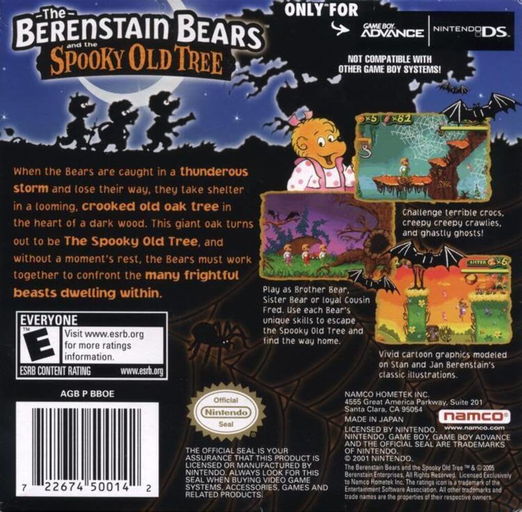 Berenstain Bears and the Spooky Old Tree - Game Boy Advance