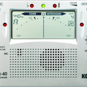 Korg TM40 Large Display Digital Tuner and Metronome