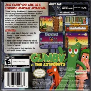 Gumby vs Astrobots for Nintendo Game Boy Advance