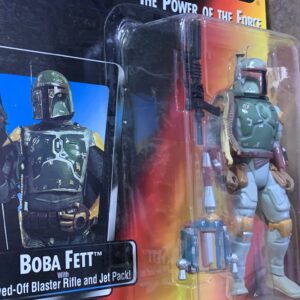 Star Wars, The Power Of The Force Red Card, Boba Fett Action Figure, 3.75 Inches