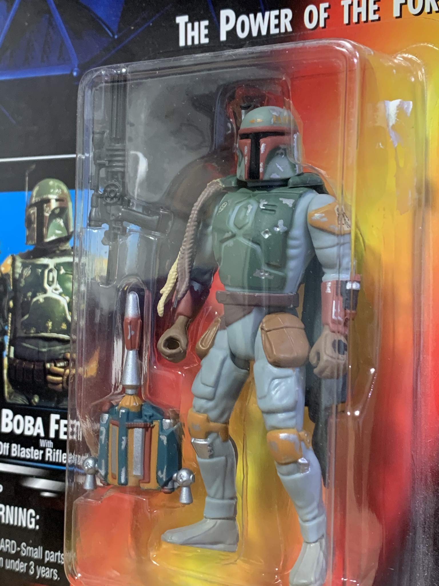 Star Wars, The Power Of The Force Red Card, Boba Fett Action Figure, 3.75 Inches